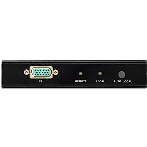 ATEN CE700A Console Extender USB VGA KVM Extender CAT5 up to 500ft - Built in ESD - Includes 2x Power Adapters for Local and Remote Unit, KVM Cables and Rack Mount kit