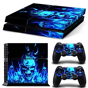 Vinyl Skin Sticker for Playstation 4, Blue Grimace PS4 Console and Controllers Skins Wrap Vinyl Sticker Decal Cover