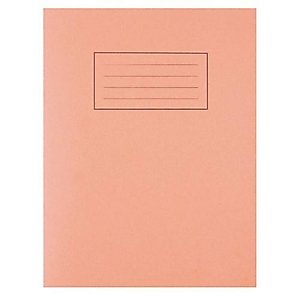 SILVINE 9X7 EXER BOOKS 5MM SQ ORG EX105