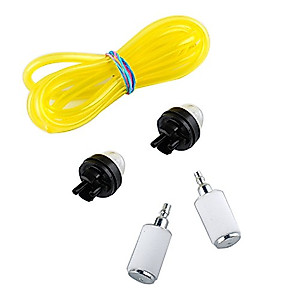 Podoy 530095646 Fuel Filter for Compatible with Ryobi MTD Troy Bilt Yardman Lawn Boy Trimmer 791-682039 Fuel Line with Primer Bulb 120-392 682039 781-682039 781682039 B1RY22