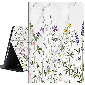 TPU Case for iPad Mini 4 / iPad Mini 5 (5th Generation 2019), Auto Sleep/Wake with Apple Pencil Holder [Anti Fingerprint][Anti Dirt][Waterproof][Anti Scratch] Case Cover (Country Garden)