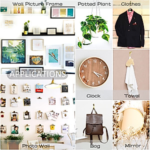 136Pcs Picture Hangers, 5 Sizes Hanging Kits Including 10/20/30/50/100lb Hooks, Sorted With Nails for Drywall Wooden Wall in Handy Storage Case (Silver)