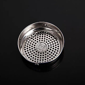 FANRTE Fruit and Ice Gate without choking for YETI Bottle Rambler Chug Cap filter 18,26,36,46,64OZ Bottles,Stainless steel ice strainer stopper for Yeti MagDock Caps