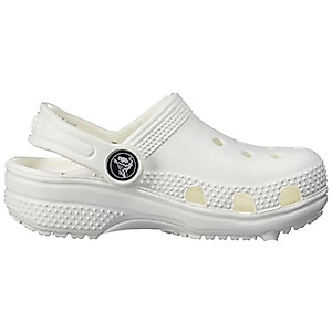 Crocs Kids' Classic Clog , White/White, 12 Little Kid