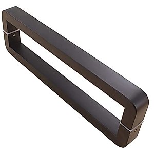 SUCHETA Stainless Steel Square Push Pull Modern Door Handle,Modern Commercial Entry Door Handle for Sliding Glass Shower/Barn Door/Interior Exterior Door Hardware Accessories,5 Colors (Color:A,Siz