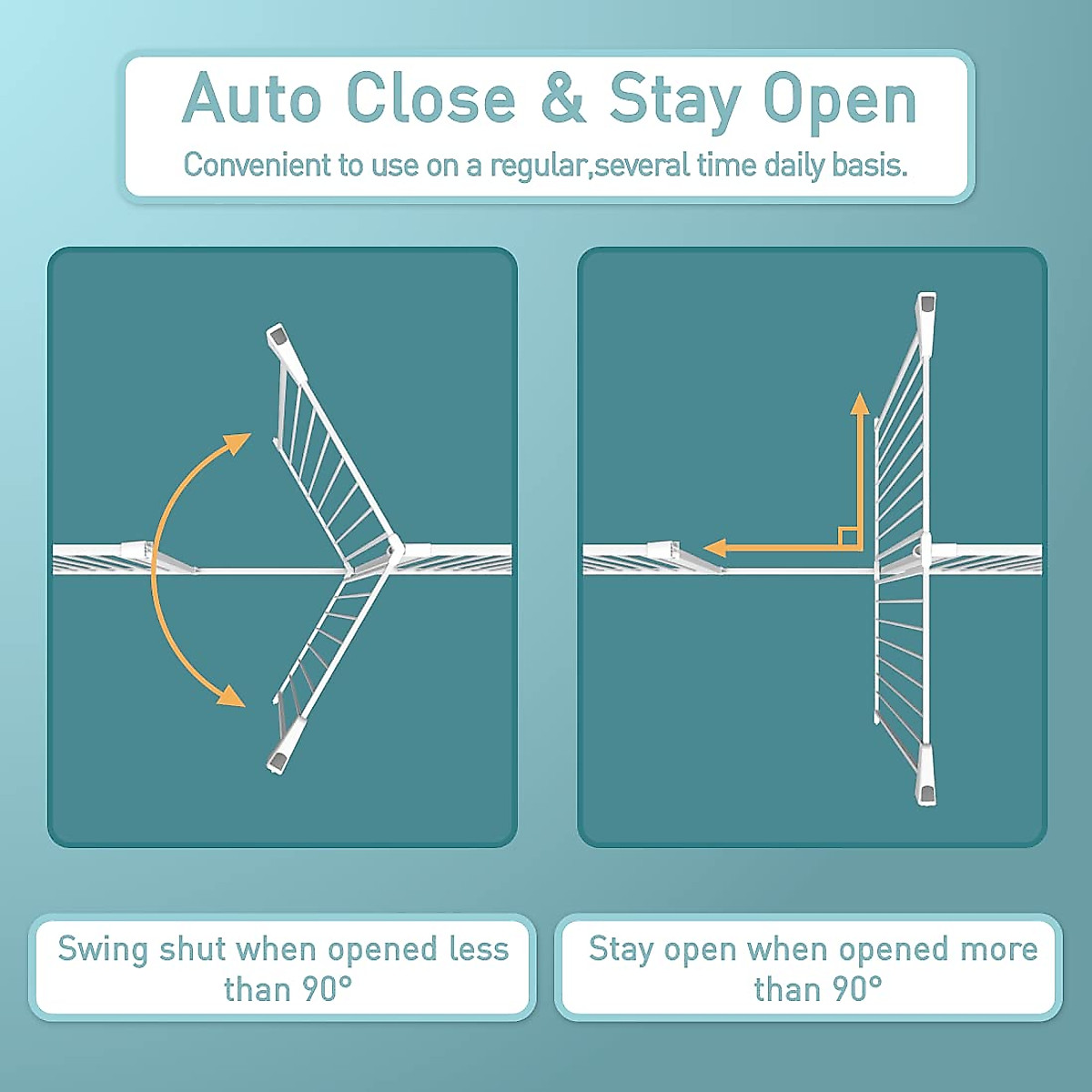 Narrow Baby Gate Stand 38.4" Tall 24.10"-26.77" Wide - Extra Tall Walk Through Small Dog Gates for Narrow Doorways Stairs - No Drill Pressure Mounted Safety Fence