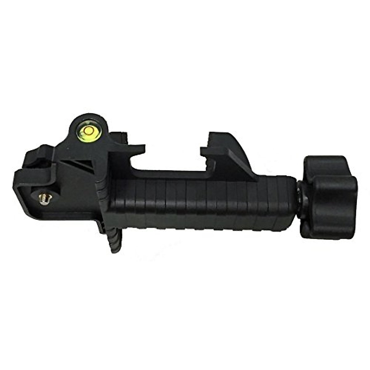 AdirPro Universal Rotary Laser Detector (LD-8) - Digital Rotary Laser Receiver with Dual Display and Built-In Bubble Level, Compatible with All Red Rotary Lasers - Rod Clamp Included
