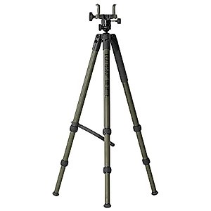 BOG DeathGrip Infinite Aluminum Tripod with Heavy Duty Construction, 360 Degree Ball Head, Quick-Release Arca-Swiss Mount System, and Optics Plate for Hunting, Shooting, Glassing, and Outdoors
