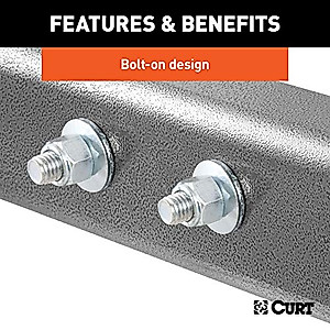 CURT 17005 Weight Distribution Hitch Bolt-On Hookup Brackets