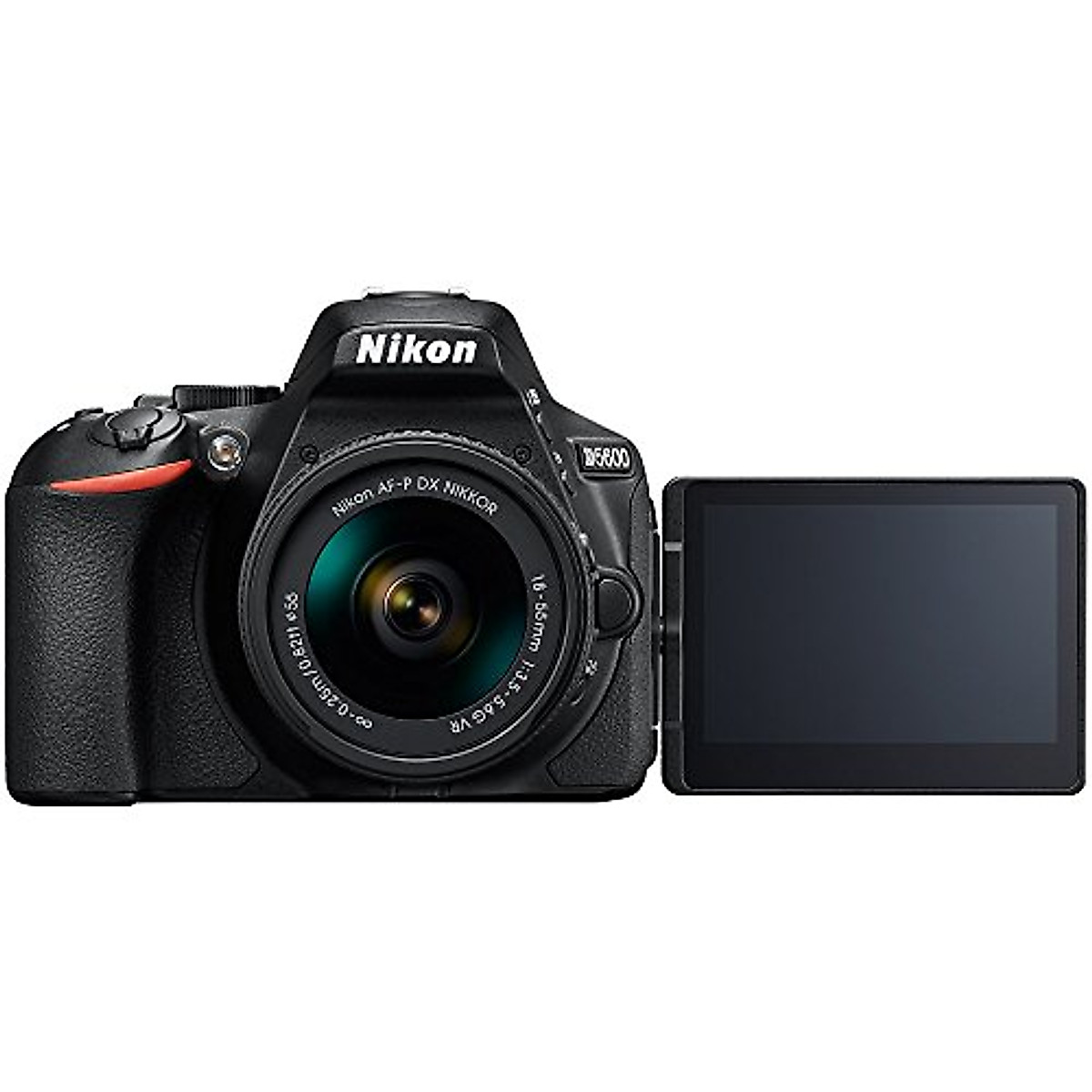 Nikon D5600 Digital SLR Camera & 18-55mm VR DX AF-P Lens - (Renewed)