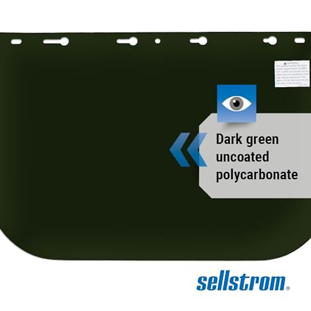 Sellstrom Replacement Polycarbonate Window - for 390 Series Face Shields - ANSI Z87.1