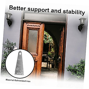 2pcs Door Hinge Wood Fence Hinge Gate Kit Heavy Duty Hinges Gate Hinges for Wooden Fences Heavy Duty Heavy Strap Hinge Gate Kit for Wooden Fence Wood Gate Hinges Strap Gate Hinges