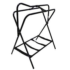 Dover Saddlery Knock-Down Saddle Rack - Black, 32" H x 26" L x 12" W.