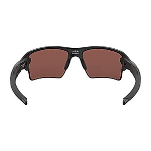 Oakley Flak 2.0 XL Sunglasses (Matte Black Frame/Prizm Deep H2 O Polarized Lens) with USA Flag Lens Cleaning Kit