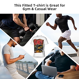 Ryan Blaney 12 Men's T-Shirt Crewneck T-Shirt Tight Sport Short Sleeve Classic Printing Performance