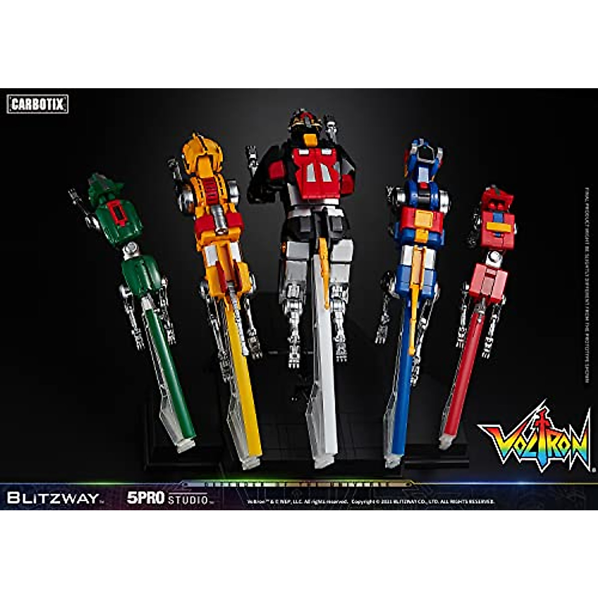Blitzway - Voltron - CARBOTIX Series - 5Pro Studio Voltron Action Figure