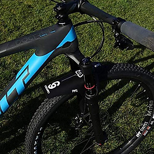 RideGuard PF1 Intergalactic. Front MTB Mudguard Mountain Bike Fender. Fits 24”, 26”, 27.5”, 29”, Plus Size and Fat Bikes. UK Made 100% Recycled Plastic Waste 100% Recyclable.