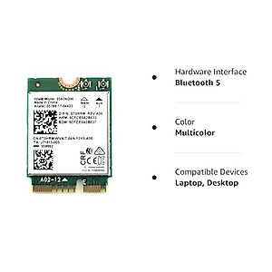9560NGW R Wireless-AC 9560 PCI-Express M.2 2230 802.11ac WLAN Bluetooth 5.1 WiFi Card VHXRR 0VHXRR CN-0VHXRR Compatible Replacement Spare Part for Intel Compatible and Laptop Systems