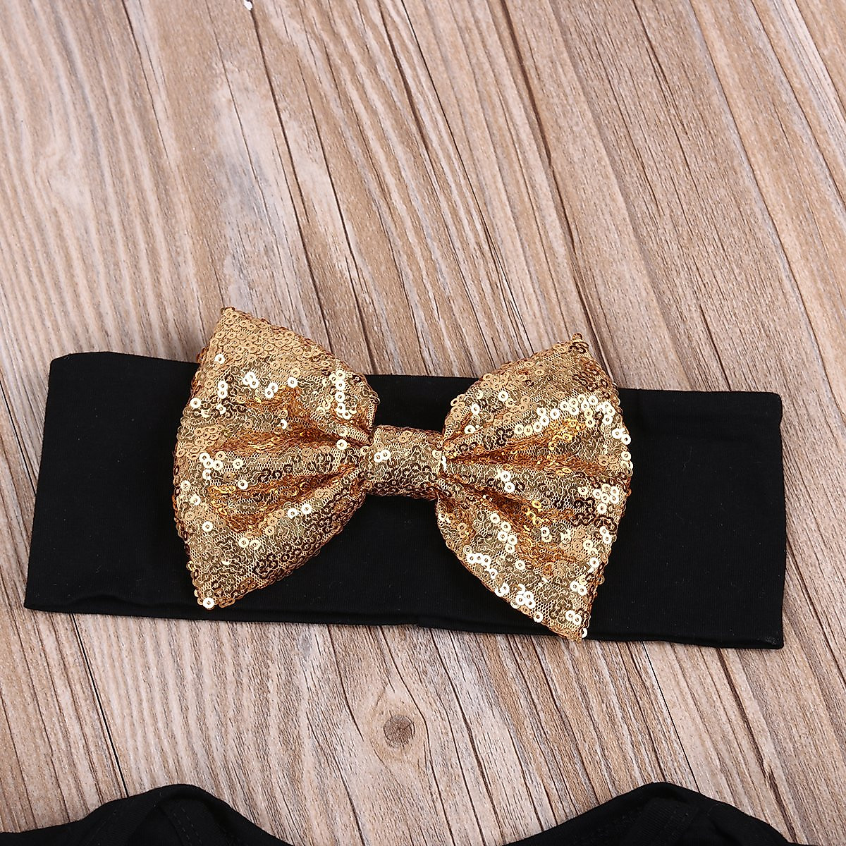 Newborn Baby Girls Clothes Floral “Mommy is My Bestie” Bodysuit Romper +Headband