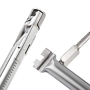 69787 18'' Burner Tube Replacement Parts for Weber Spirit II 300 & Spirit 300 Series, Spirit E310 S310 E320 S320 E330 S330 SP330 46510001 46700401 47510001 46500401 46513101, 68950 Stainless Steel 304