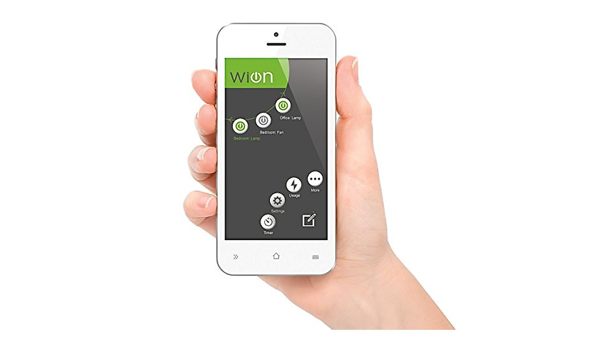 WiOn 50055 Indoor Wi-Fi Wall Tap for Smart Home Automation