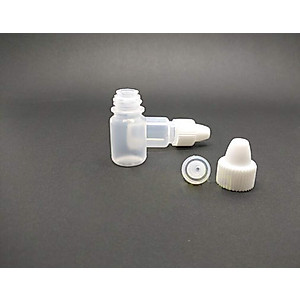 50Pcs Mini Clear Plastic Squeezable Dropper Bottles Empty Eye Liquid Dropper with Screw Caps and Plugs Eye Dropping Bottles Container Dispenser for Reagent Lab Drops Essential Oil 2ml/0.07oz
