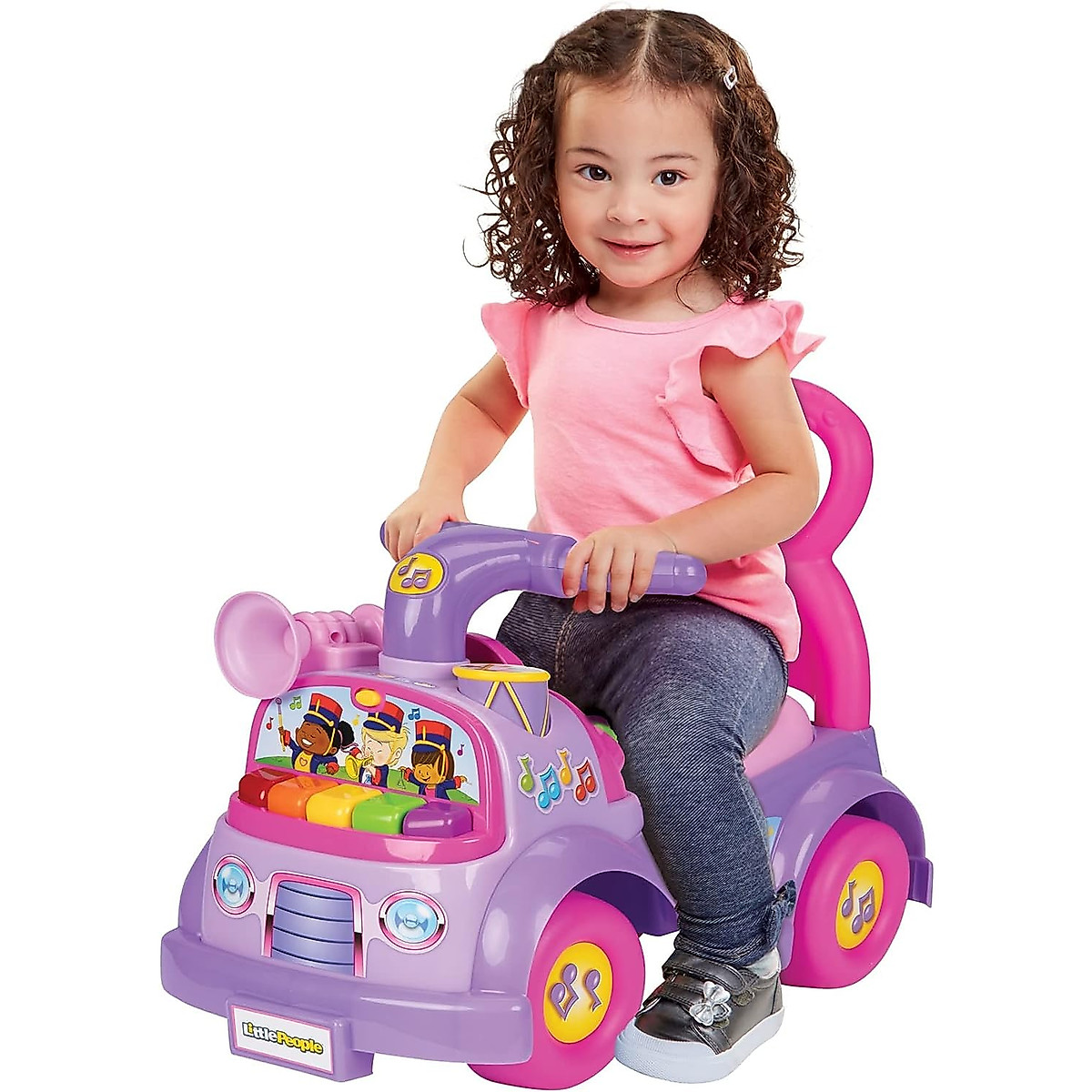 Fisher Price Music Parade Purple Ride-On with 5 Different Marching Tunes! [Amazon Exclusive]