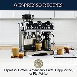 De'Longhi EC9665M La Specialista Maestro Espresso Machine, Stainless Steel, Silver,Black