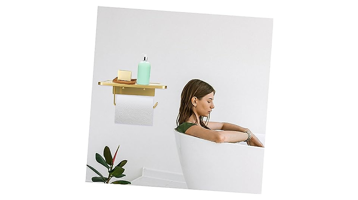 Stylish Wall Mount Paper Holder - Easy Installation
