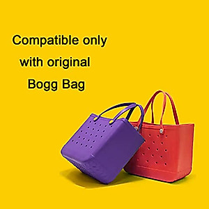 nsgglecher Charm Accessories Insert Suitable for Bogg Bags and Tote Bags, Hold Phone, Keys, Lipsticks,Wallet， Handy with Your Bogg Bags (yellow)