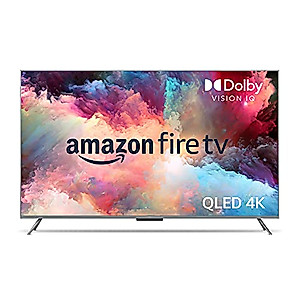 Amazon Fire TV 65" Omni QLED Series 4K UHD smart TV, Dolby Vision IQ, local dimming, hands-free with Alexa
