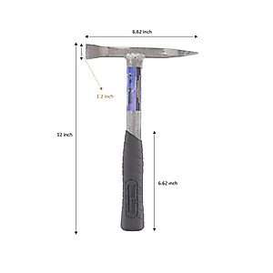 CHOWEL BHS-W330 Welding Chipping Hammer Slag Removal Tool with Forged Construction, Shock Reduction Grip & lightweight 13oz