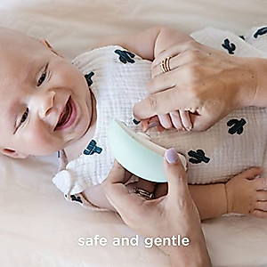 Olababy Rechargeable Electric Baby Nail Trimmer | Newborn Nail Clipper | Electronic File for Babies | Infant/Toddler Nail Grooming Kit | Portable Manicure Essentials | LED Light Fingernail Cutter Set