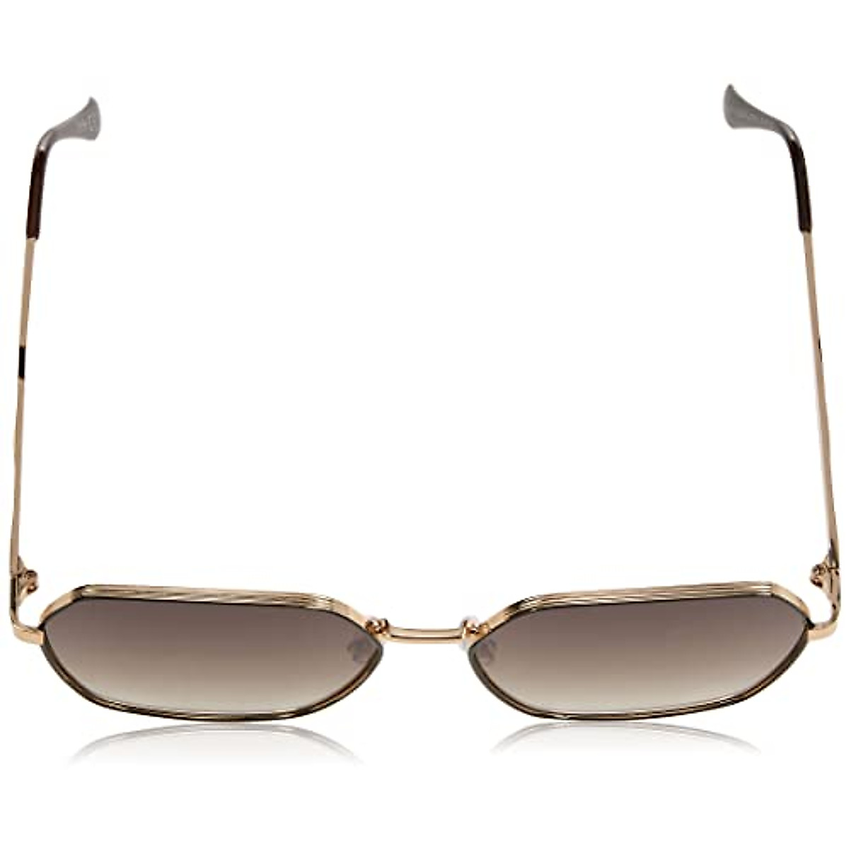 Jessica Simpson Women's J6094 Metal Hexagonal Sunglasses with UV400 Protection - Glamorous Sunglasses for Women, 60.5mm