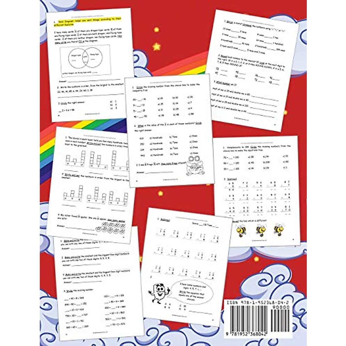 1st Grade Math Workbook Addition and Subtraction: Grade 1 Workbooks, Math Books for 1st Graders, Ages 4-8