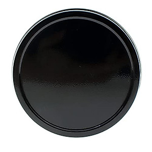 Mimi Pack 2 oz Black Tins 24 Pack of Shallow Screw Top Round Tin Containers with Lids For Cosmetics, Party Favors, Gifts