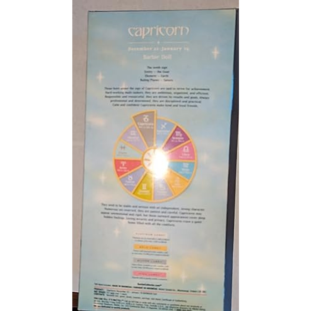 Barbie Collector Zodiac Dolls: Capricorn (December 22 - January 19)