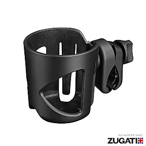 Universal Stroller Cup Holder, Universal Stroller Organizer Baby Bottle Holder - Stroller Accessory, Parent Cup Holder for Stroller/Bike