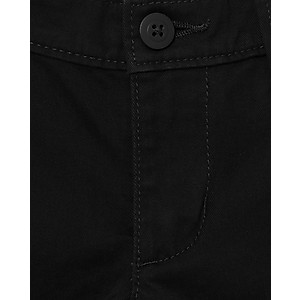 The Children's Place girls Bootcut Chino School Uniform Pants, Black Single, 8 US