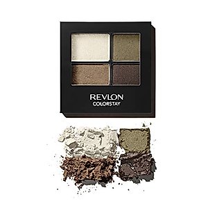 Eyeshadow Palette by Revlon, ColorStay 16 Hour Eye Makeup, Velvety Pigmented Blendable Matte & Shimmer Finishes, 515 Adventurous, 0.16 Oz