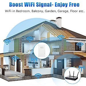 WiFi Range Extender WiFi Repeater 300Mbps Wireless 2.4 GHz WLAN WiFi Network Mini WiFi Router Expander 802.11N/B/G Signal Booster Amplifier