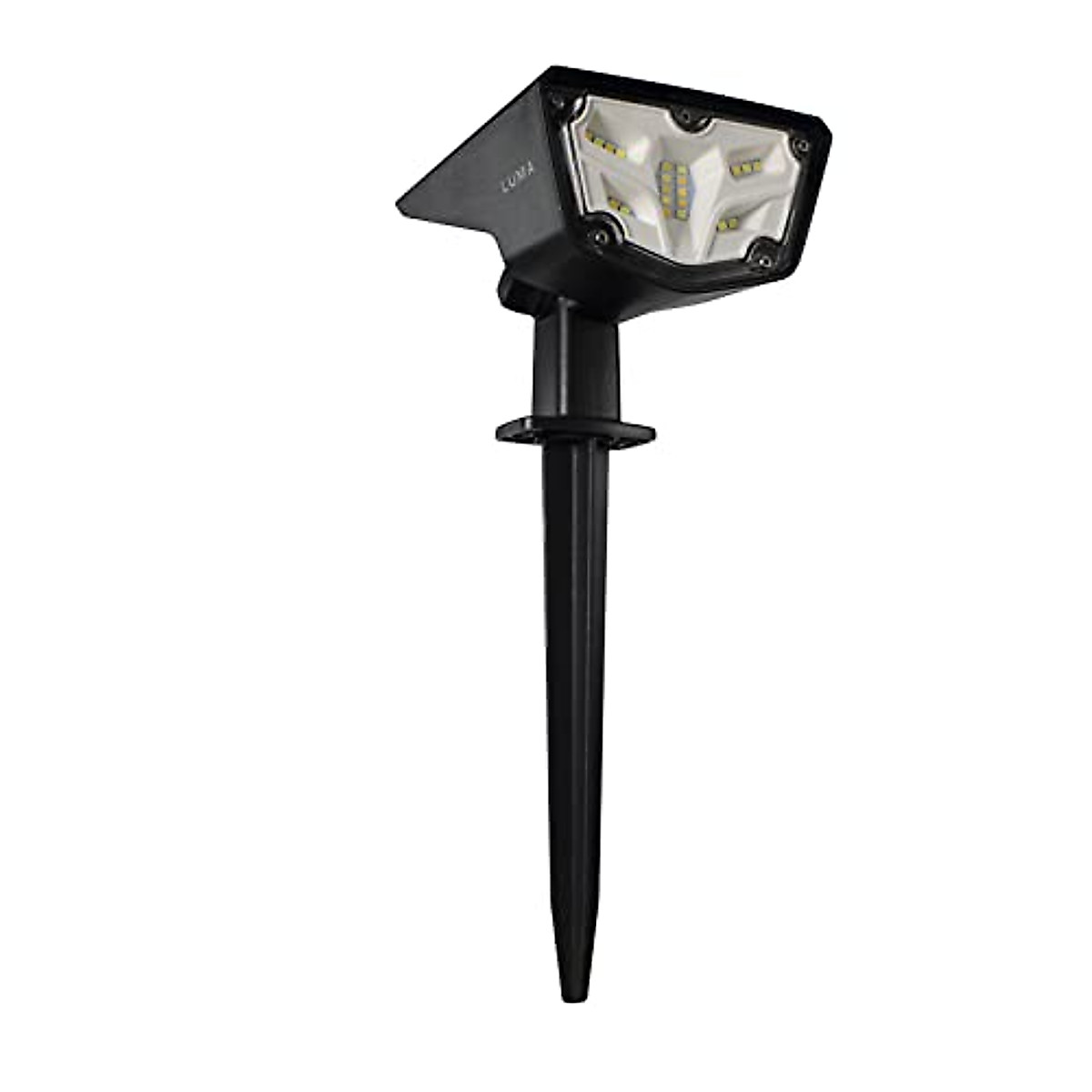 Luma Solar Outdoor Lights 2 Pack | Weatherproof Landscape Lighting with 22 LED Outdoor Lights for Patio, Yard | Garden & Wall Mount | 3 Modes Cool, Warm, Both + Rechargeable All-Night Battery