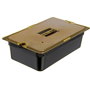 Carlisle FoodService Products 10402B03 StorPlus High Heat Food Pan, 6" Deep, Full Size, Black