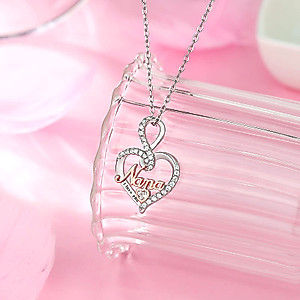 UPROMI Mothers Day Gifts for Nana, Nana Birthday Gifts, Best Nana Ever Gifts, Nana Necklace, Best Grandmother Grandma Gigi Gifts for Nana from Granddaughter Grandson