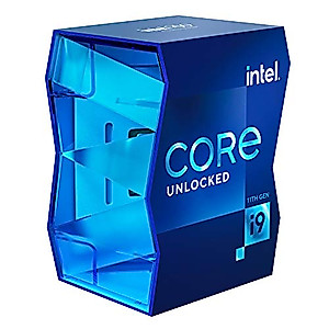 Intel Core i9-11900K Desktop Processor 8 Cores up to 5.3 GHz Unlocked LGA1200 (Intel 500 Series & Select 400 Series Chipset) 125W