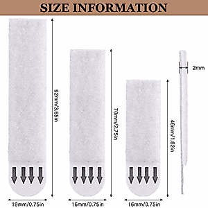 72 Pairs Picture Hanging Strips Heavy Duty, Poster Strips, No Damage Wall Hangers Without Nails, Water Resistant Wall Sticky for Hanging, Wall Adhesive Strips Tape (Mixed Sizes)