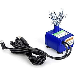 Beewarm Replacement Pump for 84oz/2.5L Cat Water Fountain Pet Fountain Ultra Quiet Long Life Span 6ft USB Power Cable DIY (Water Pump)