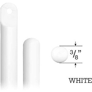 GMA Group New White Blind Wand/Rod - High Strength (30" Long - 2 Piece Pack)