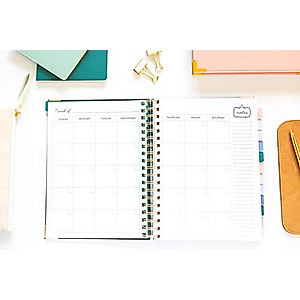 The Homeschool Planner: Beautiful and Undated with Monthly Tabs | To Do List, Goals, Meal Planning & Academic Tools | Homeschooling, Distance Learning & Family Organizer | Gold Spiral