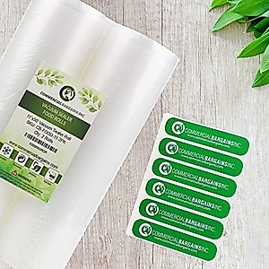 Commercial Bargains Commercial Vacuum Sealer Saver Bags Sous Vide Food Storage (2) 11" x 50'